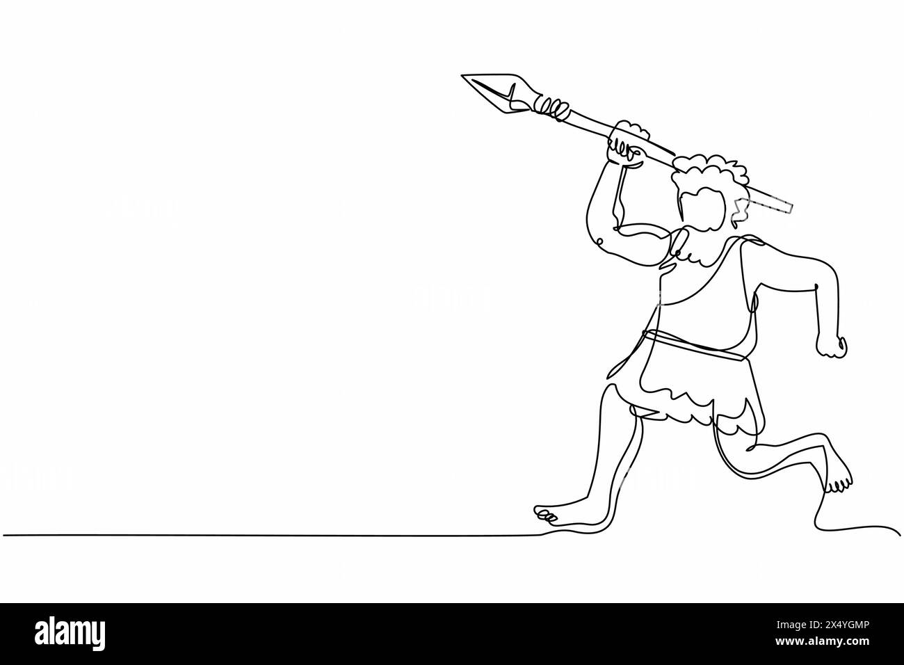 Prehistoric men cave drawing hi-res stock photography and images - Alamy