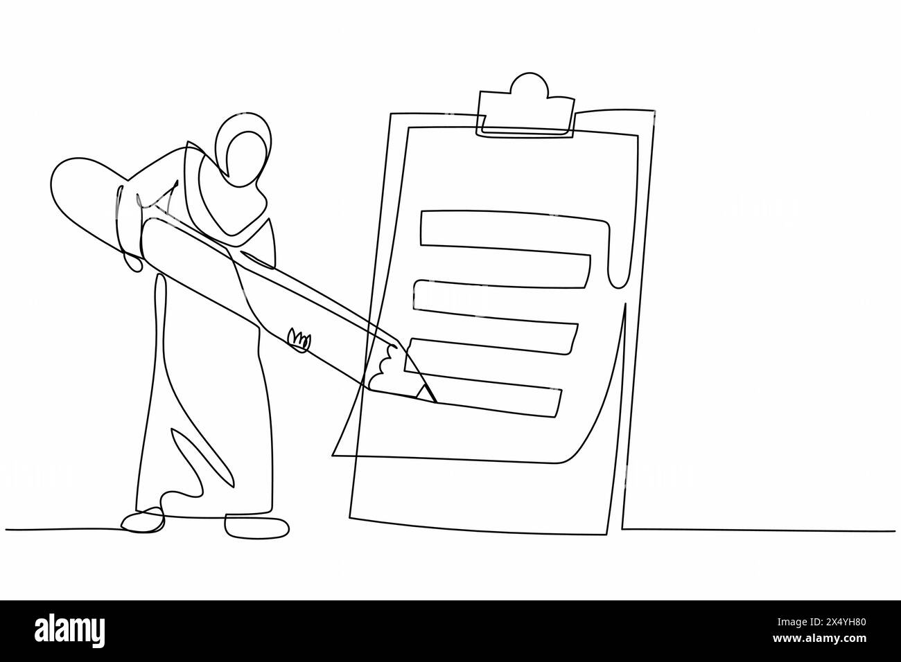 Woman tick box Cut Out Stock Images & Pictures - Alamy