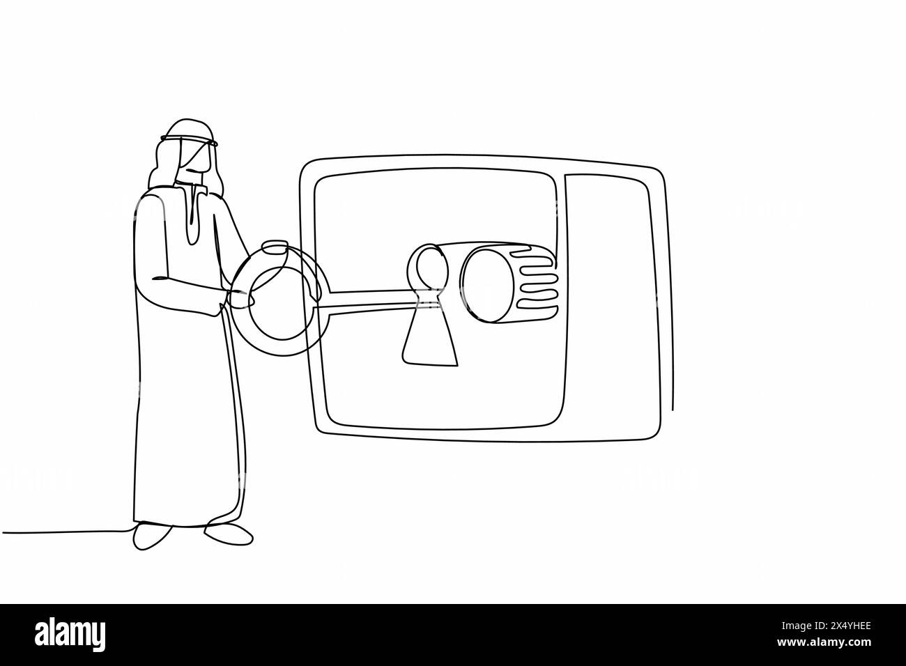 Storage box one line Black and White Stock Photos & Images - Alamy