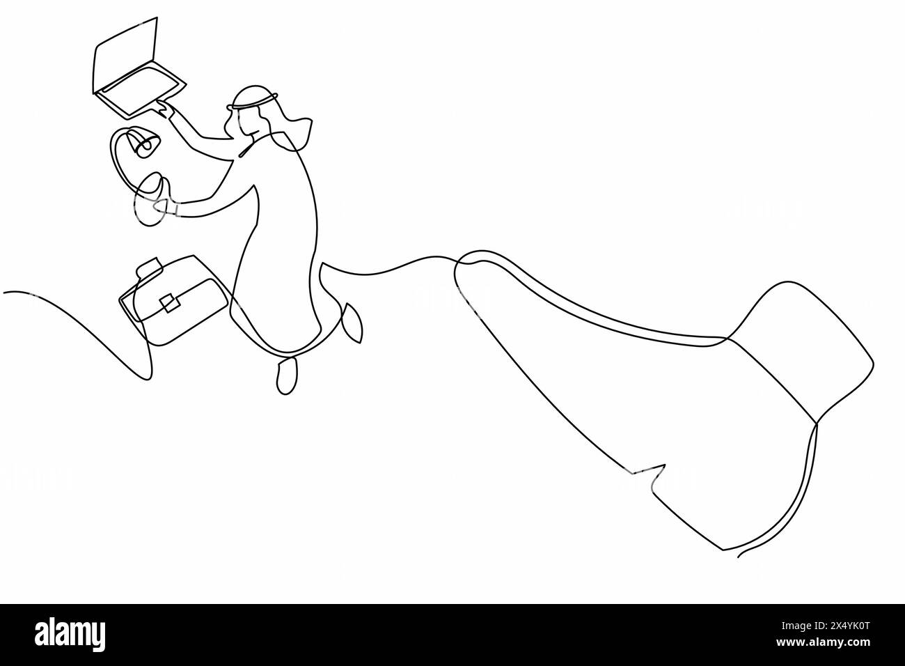 Office dismissal silhouette Stock Vector Images - Alamy