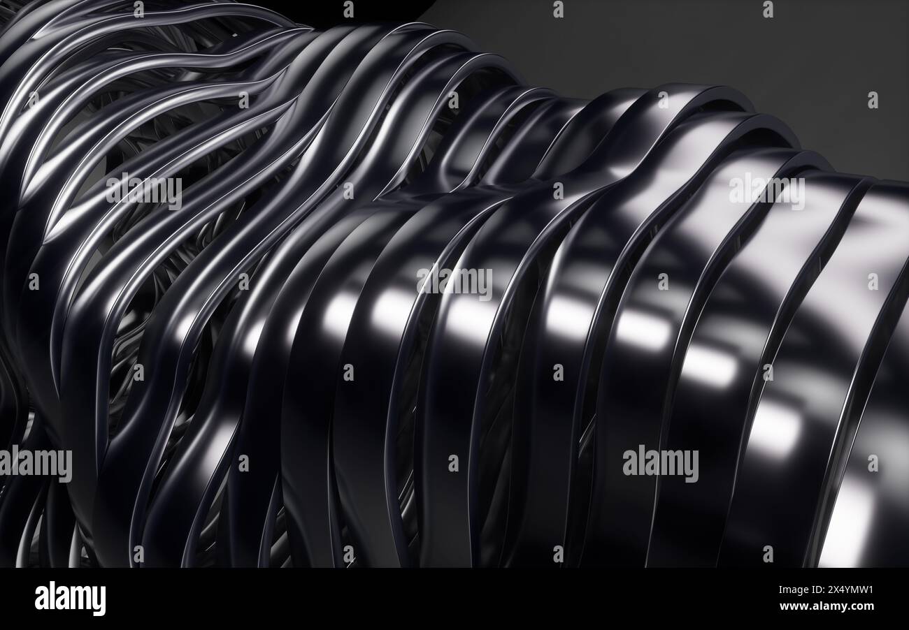 Abstract black metal background, 3d rendering. 3d illustration Stock ...