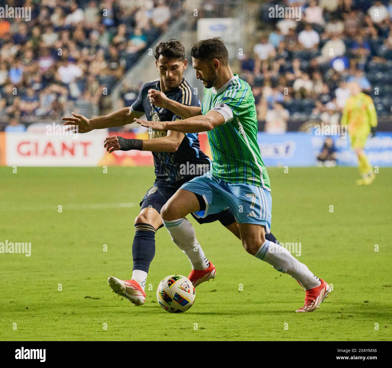 MLS Match between Philadelphia Union and Seattle Sounders FC at Subaru ...
