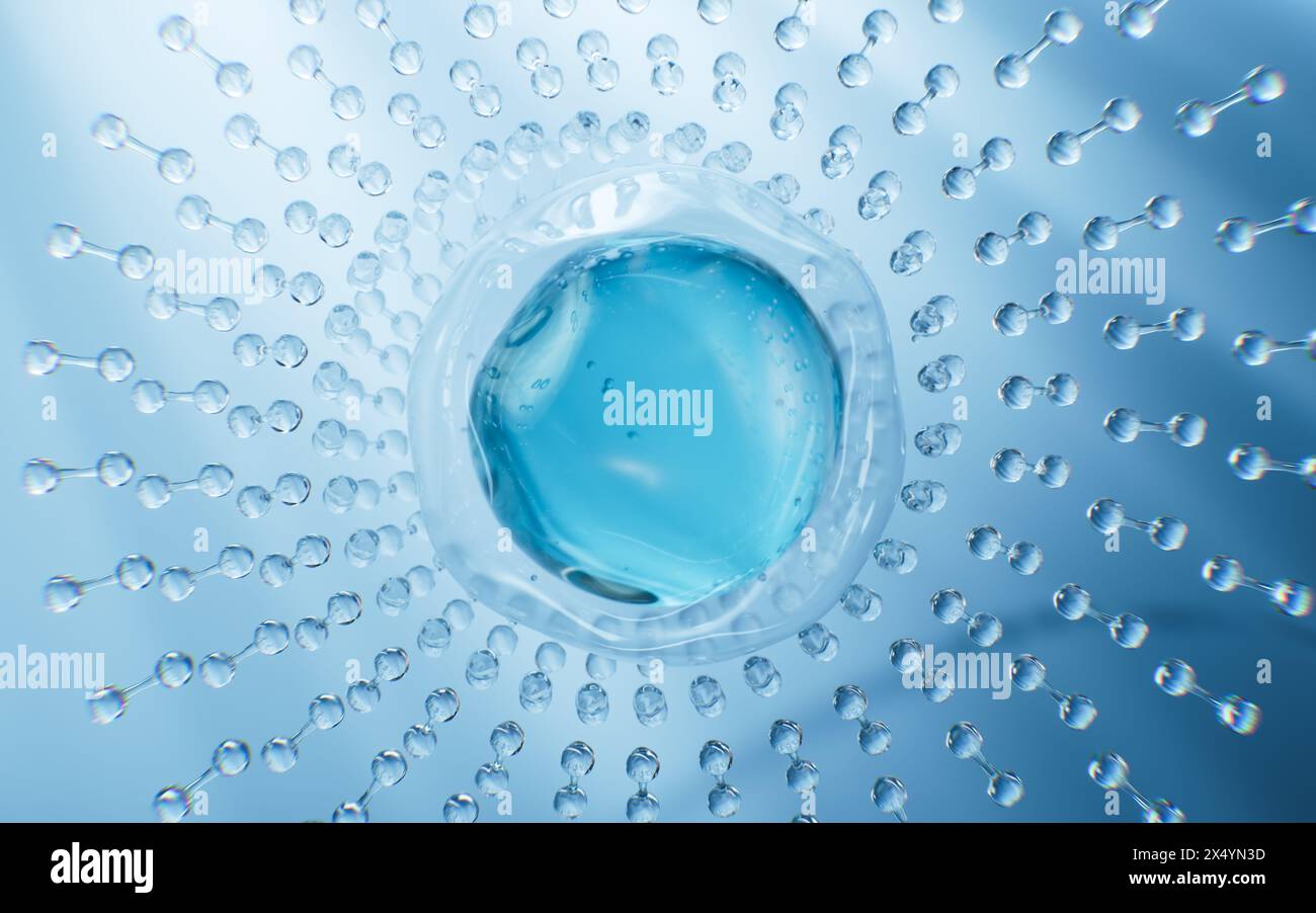 Biological cell and molecular structure, skincare and biomedical ...