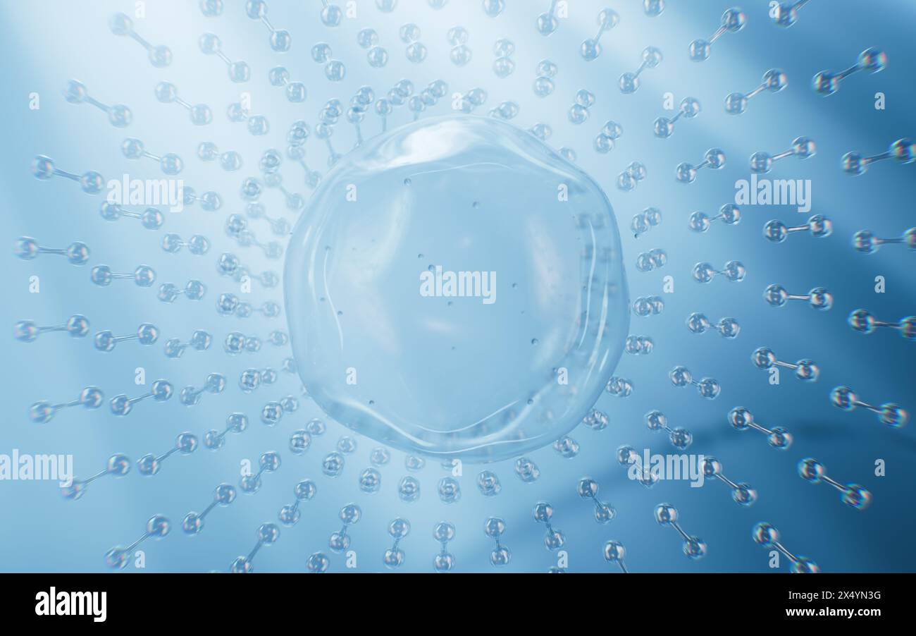 Biological cell and molecular structure, skincare and biomedical ...