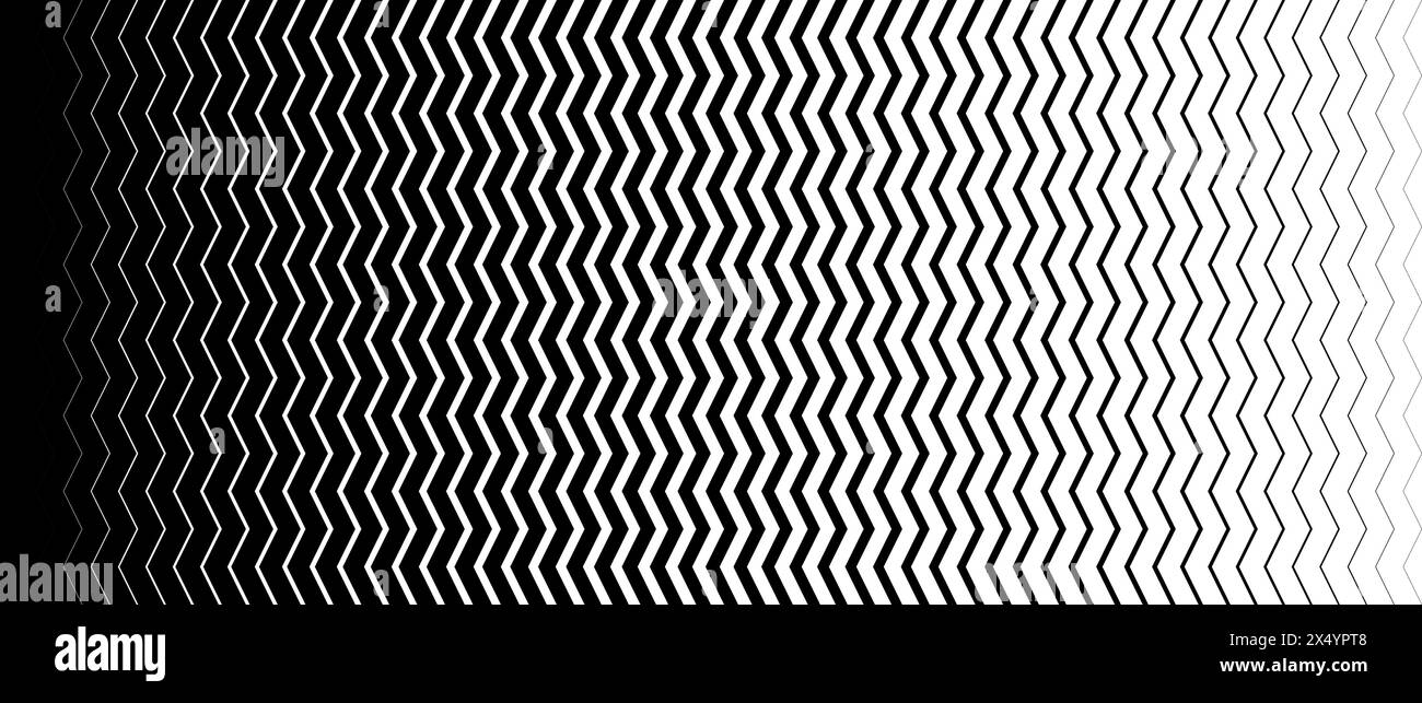 Zig Zag Line Halftone Gradation Texture Fade Chevron Stripe Gradient