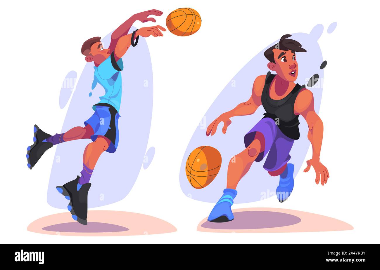 Cartoon jumping man hi-res stock photography and images - Alamy