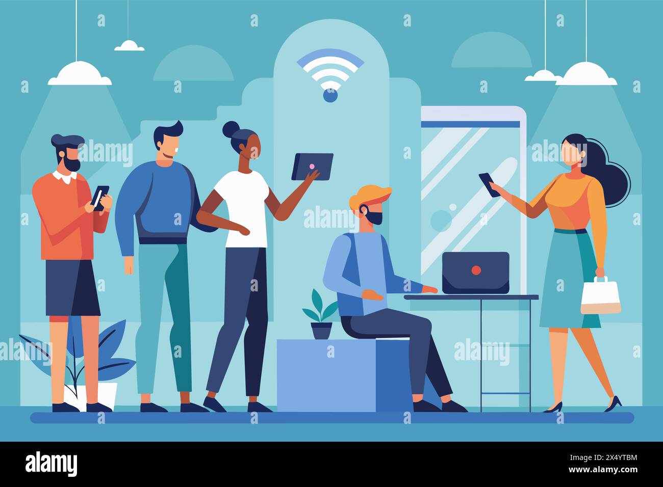 Data visualization touch Stock Vector Images - Alamy