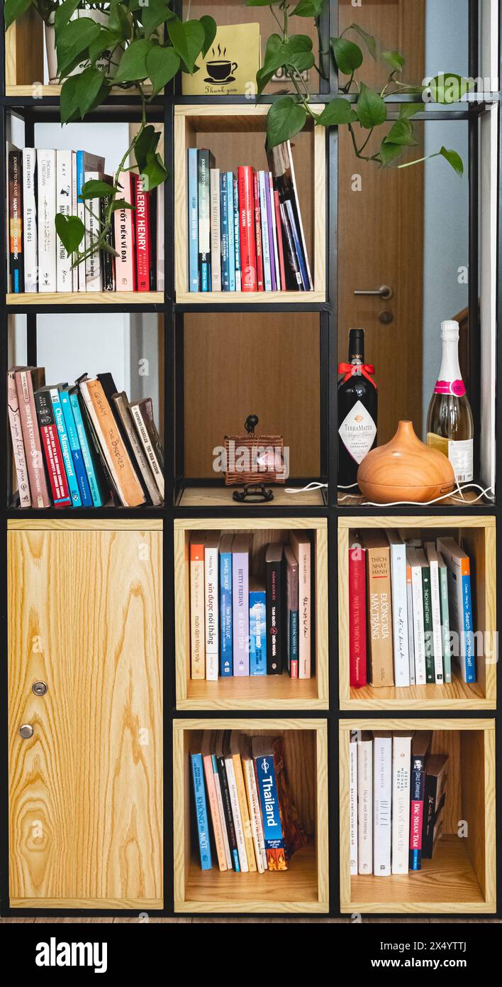 Interior book shelf bookshelf hi-res stock photography and images - Alamy