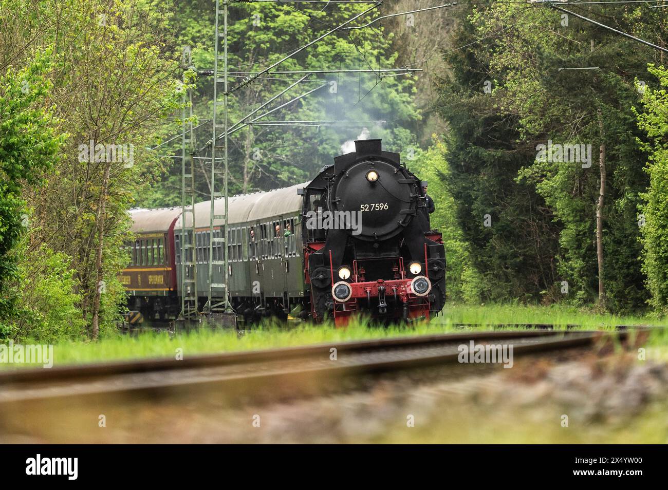 Steam locomotive 52 hi-res stock photography and images - Alamy