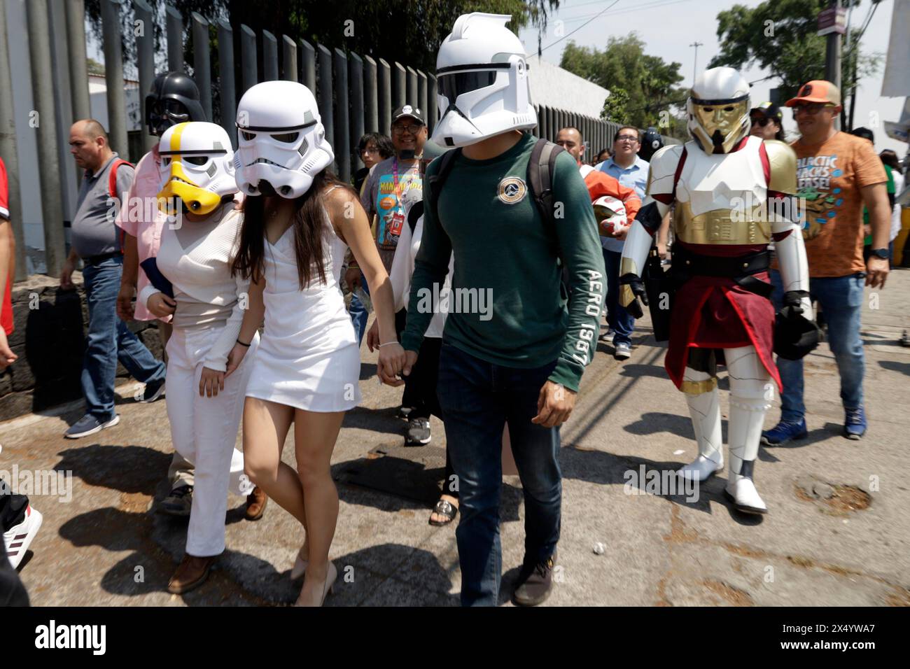 Mexico City, Mexico. 05th May, 2024. Star Wars fans are disguising ...