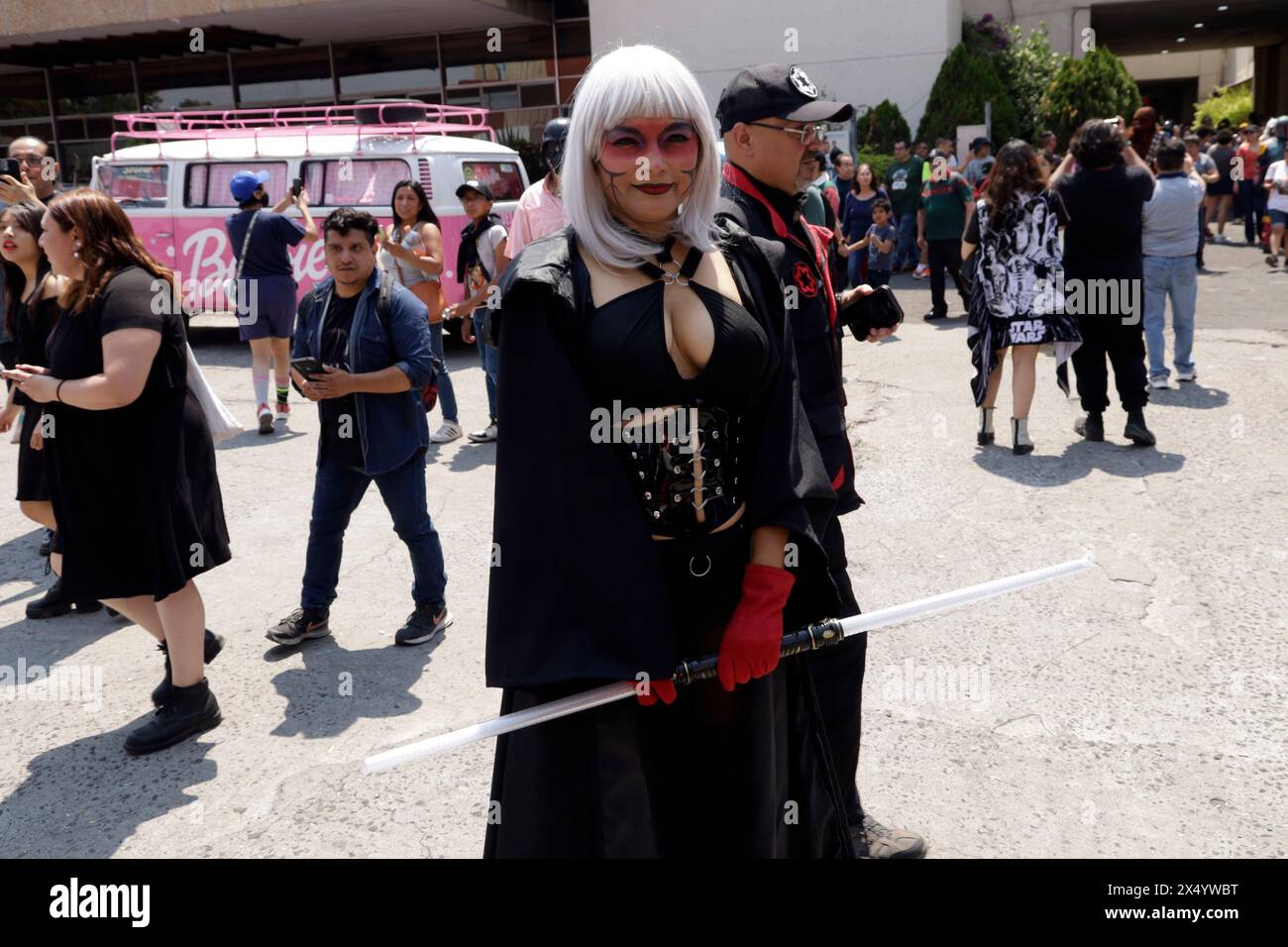 Mexico City, Mexico. 05th May, 2024. A woman dressed as one of the Star ...