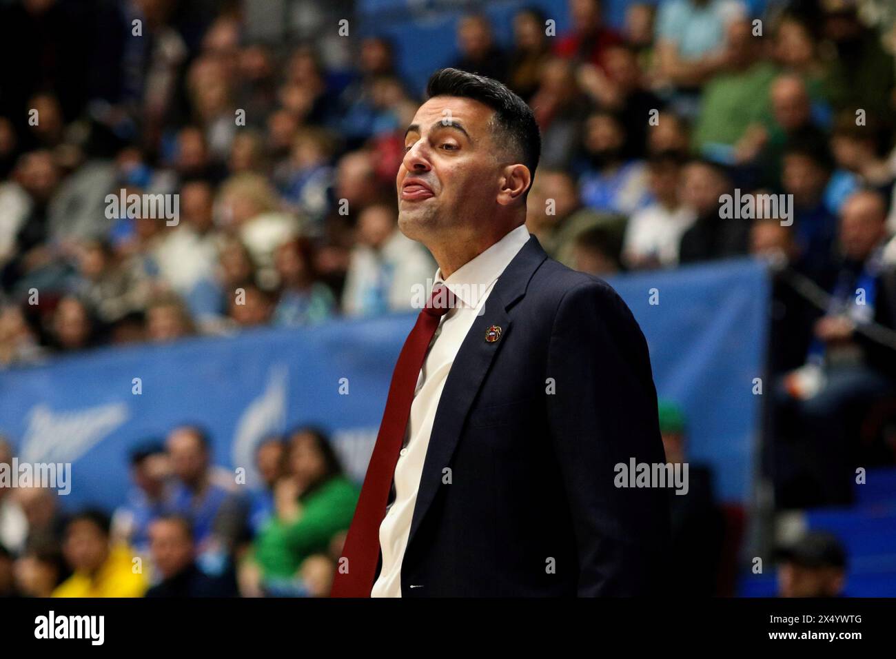 Saint Petersburg, Russia. 05th May, 2024. Andreas Pistiolis, head coach ...