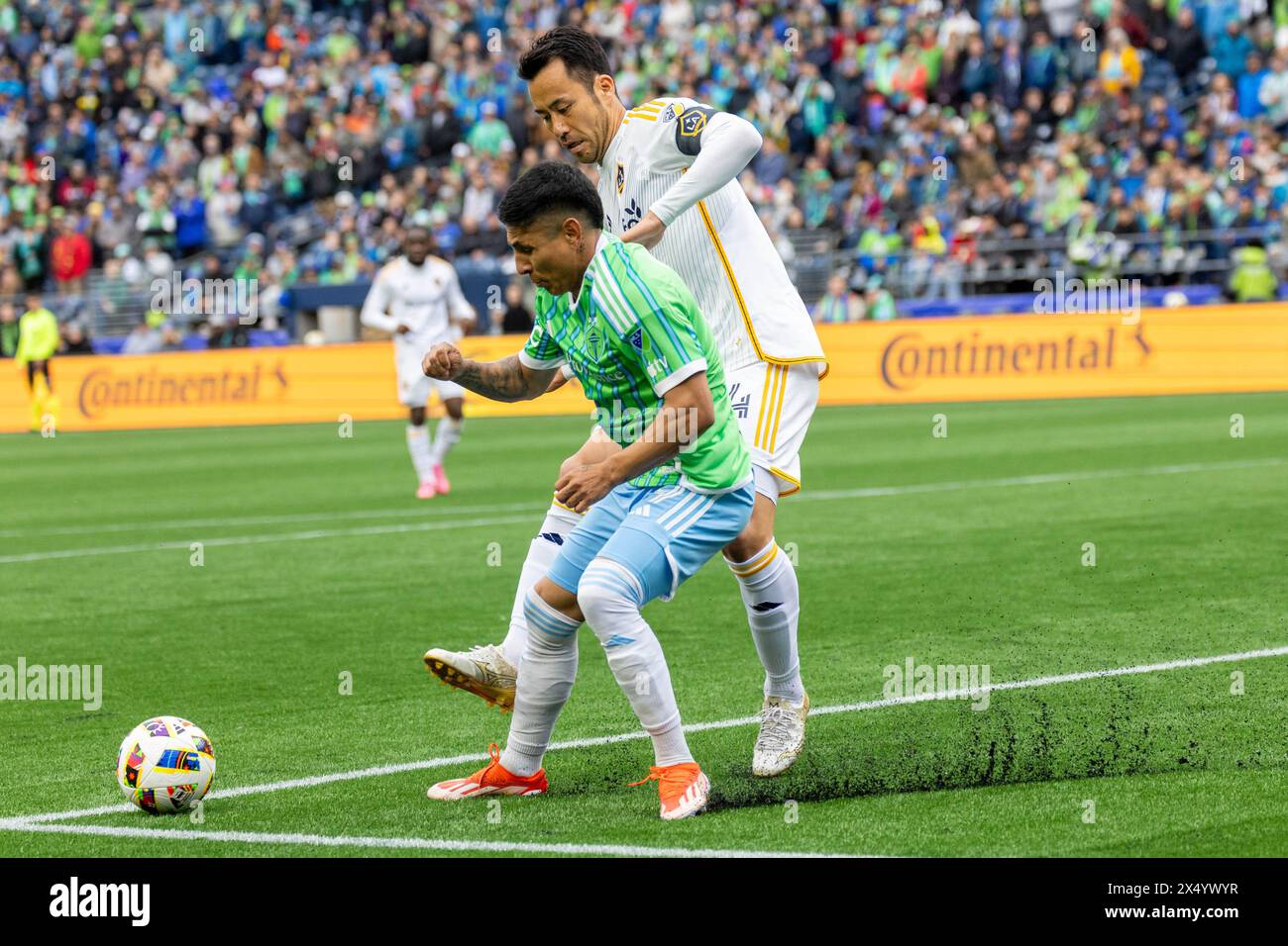 Seattle, Washington, USA. 5th May, 2024. LA Galaxy player MAYA YOSHIDA ...