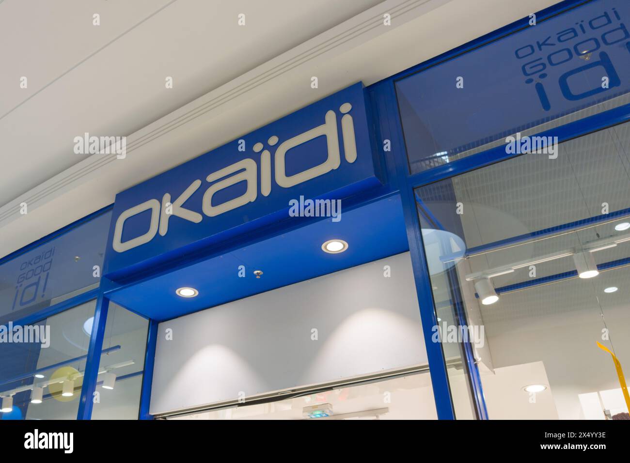 Bordeaux , France - 05 02 2024 : Okaidi sign logo and text brand front ...