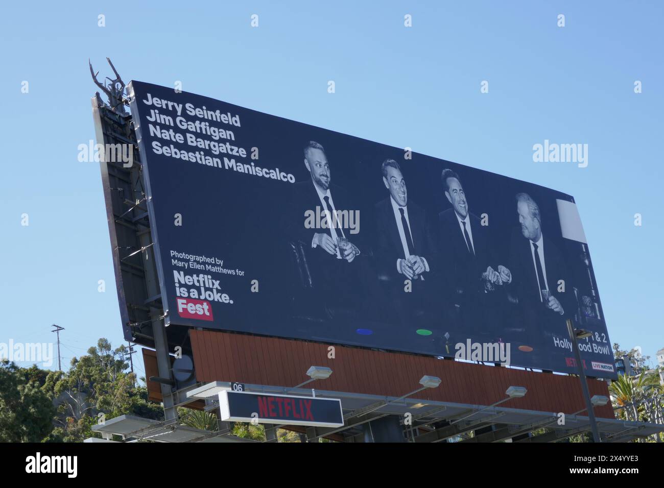 Los Angeles, California, USA 5th May 2024 Comedians Jerry Seinfeld, Jim ...