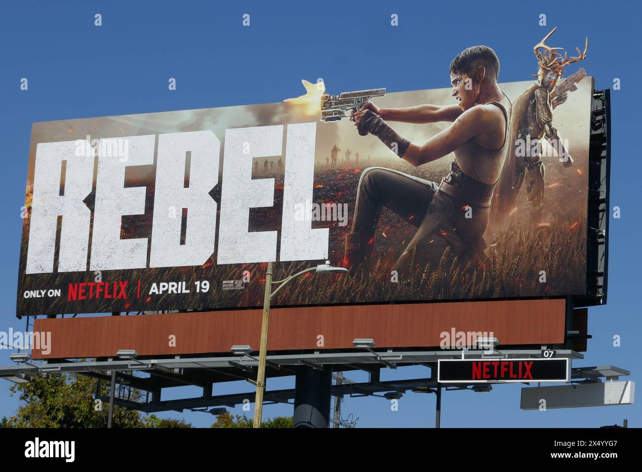 Los Angeles, California, USA 5th May 2024 Rebel Moon Billboards on ...