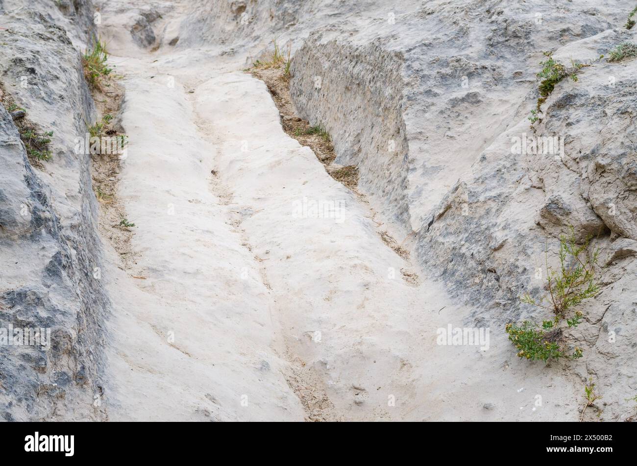 Oregon Trail Ruts State Historic Site in Guernsey, Wyoming, USA Stock ...
