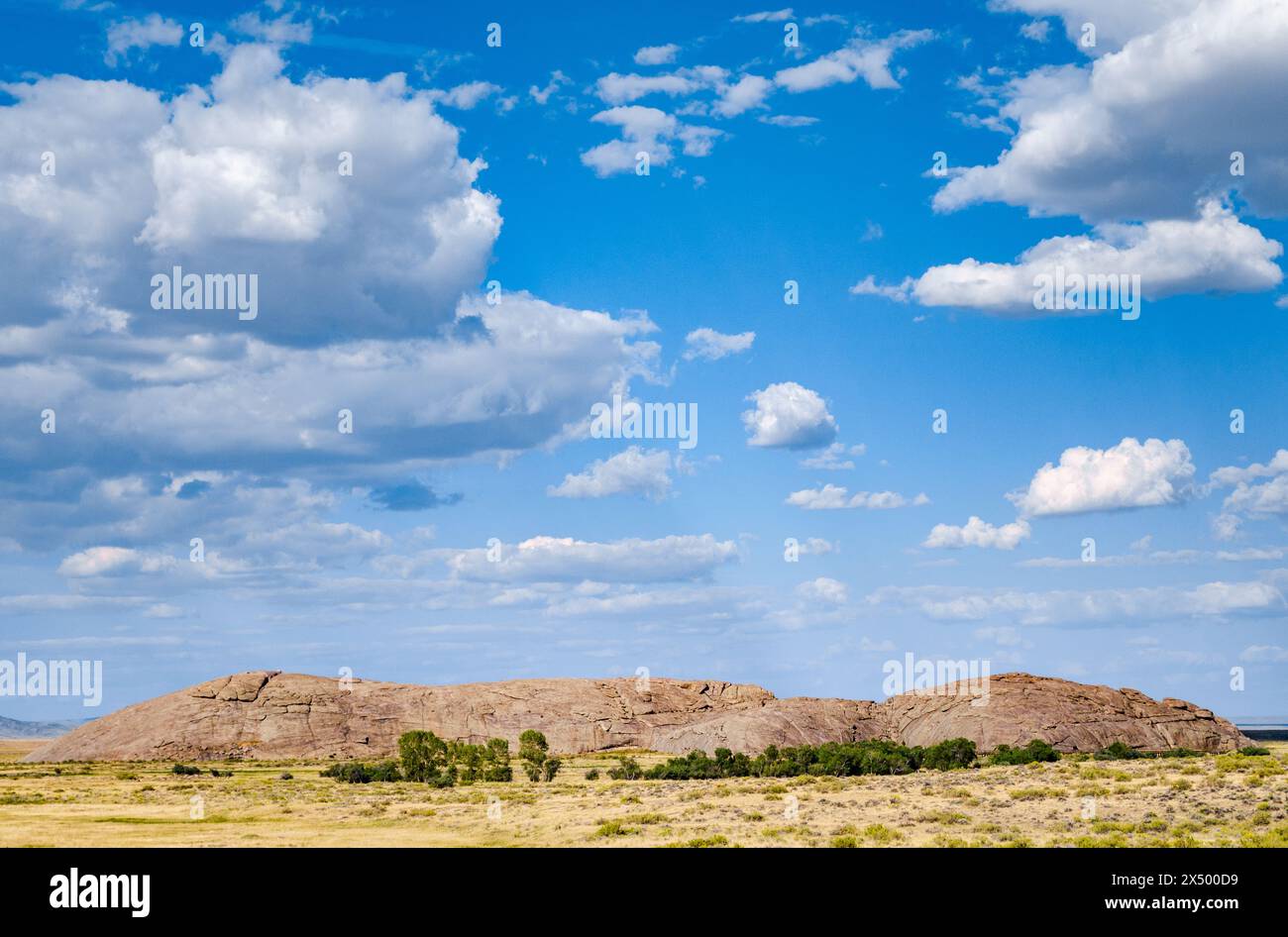 Independence Rock State Historic Site in southwestern Natrona County ...