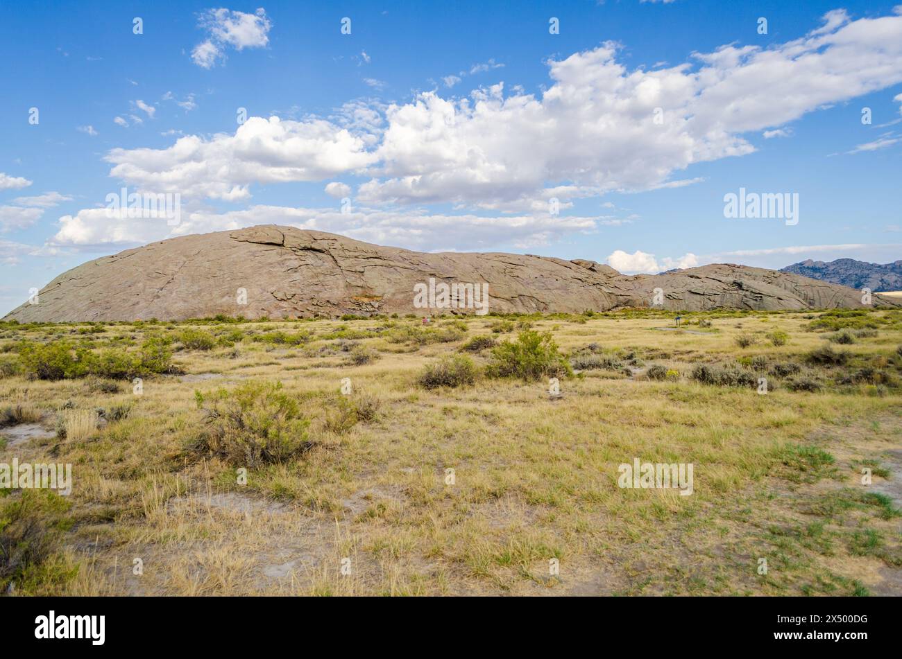 Independence Rock State Historic Site in southwestern Natrona County ...