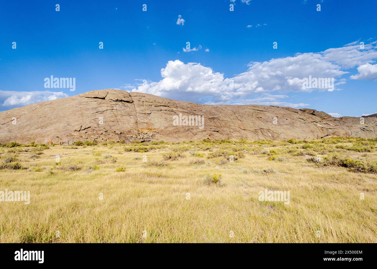Independence Rock State Historic Site in southwestern Natrona County ...