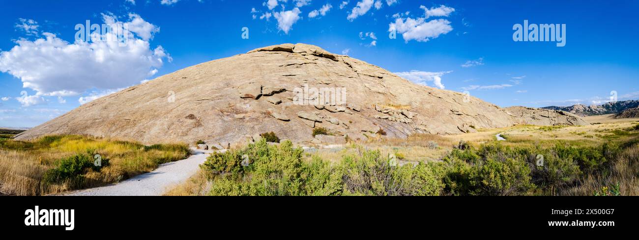 Independence Rock State Historic Site in southwestern Natrona County ...