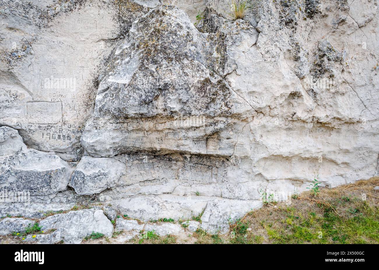 Register Cliff State Historic Site, State park in Wyoming, USA Stock ...