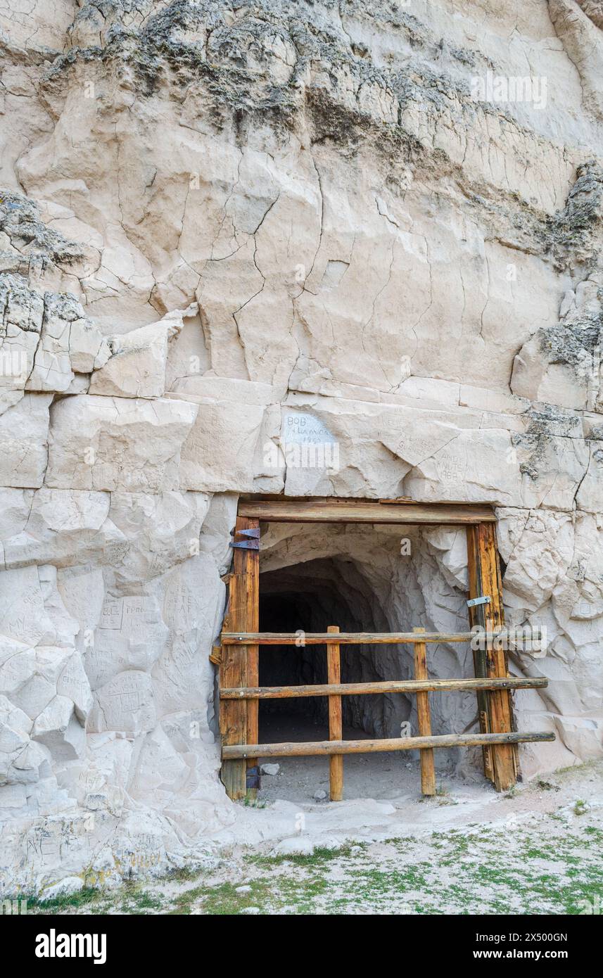 Register Cliff State Historic Site, State park in Wyoming, USA Stock ...