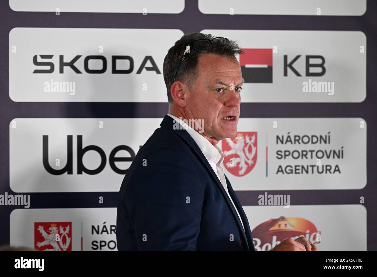 Brno, Czech Republic. 05th May, 2024. Czech national ice hockey team ...