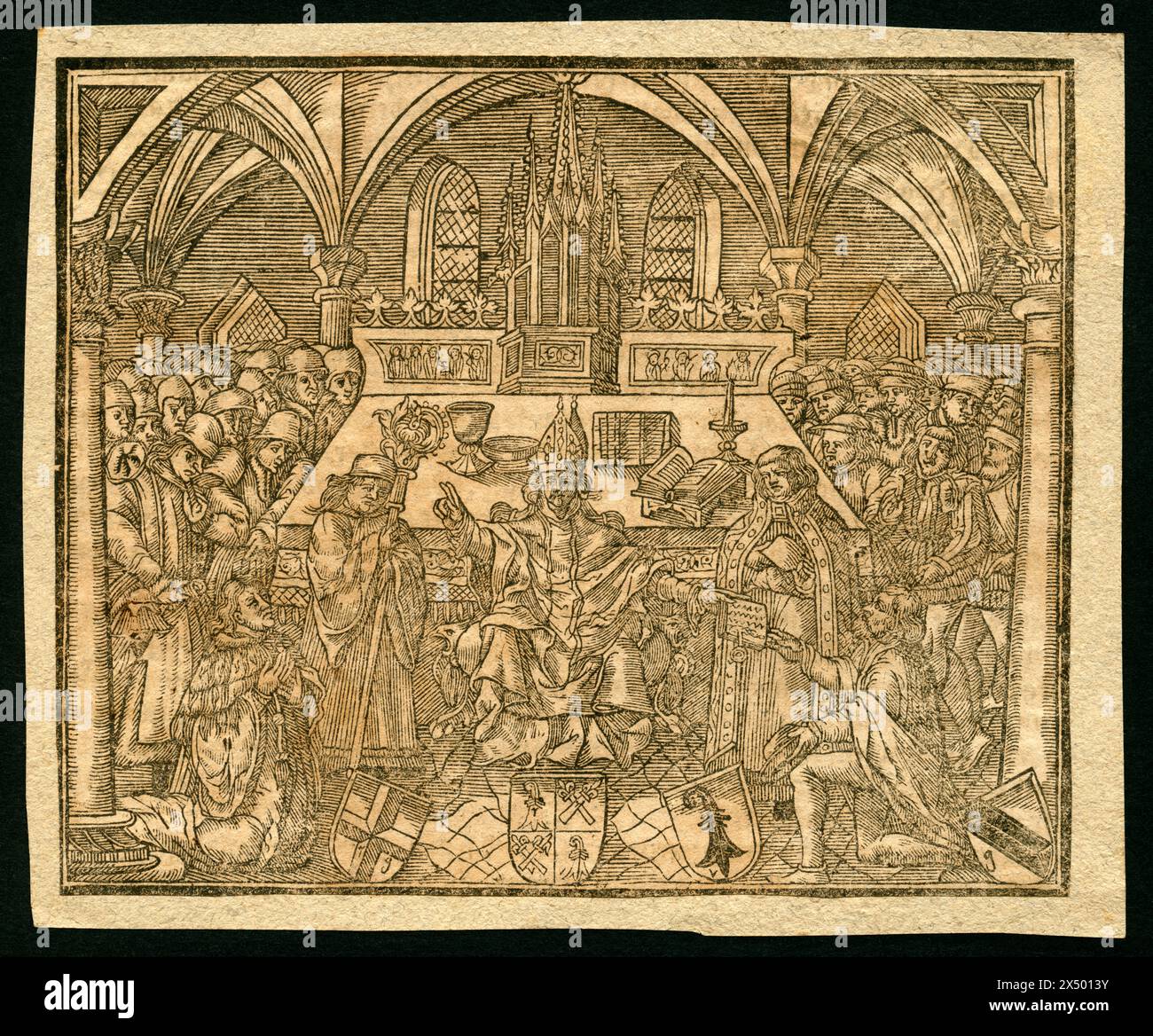 geography / travel, Switzerland, Basel, Council of Basel, wood ...