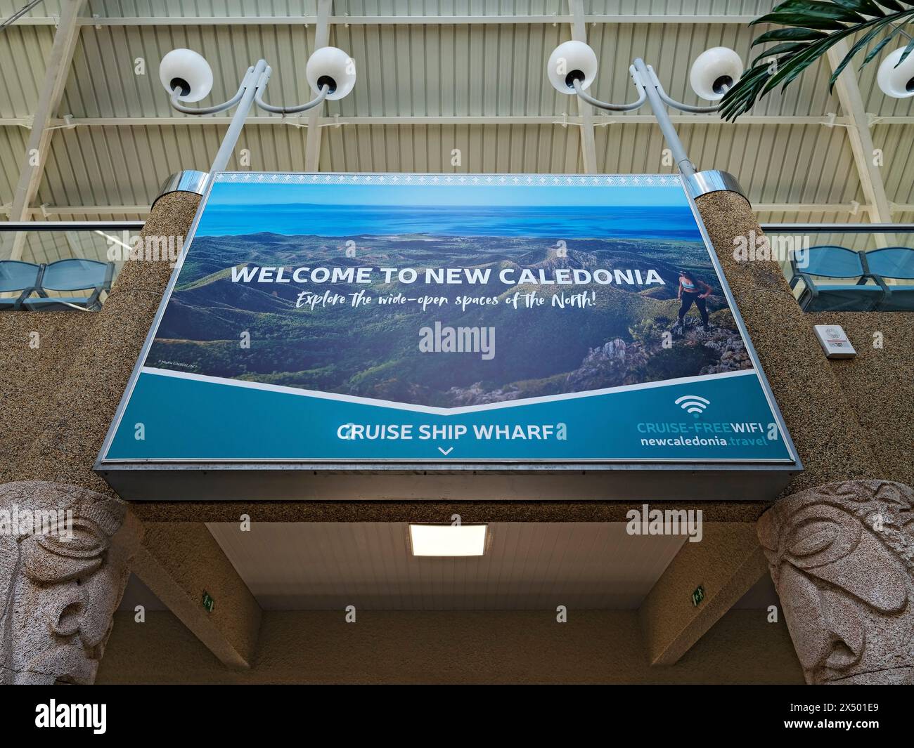 South Pacific Cruise / The inteior of the Noumea Maritime Building in ...