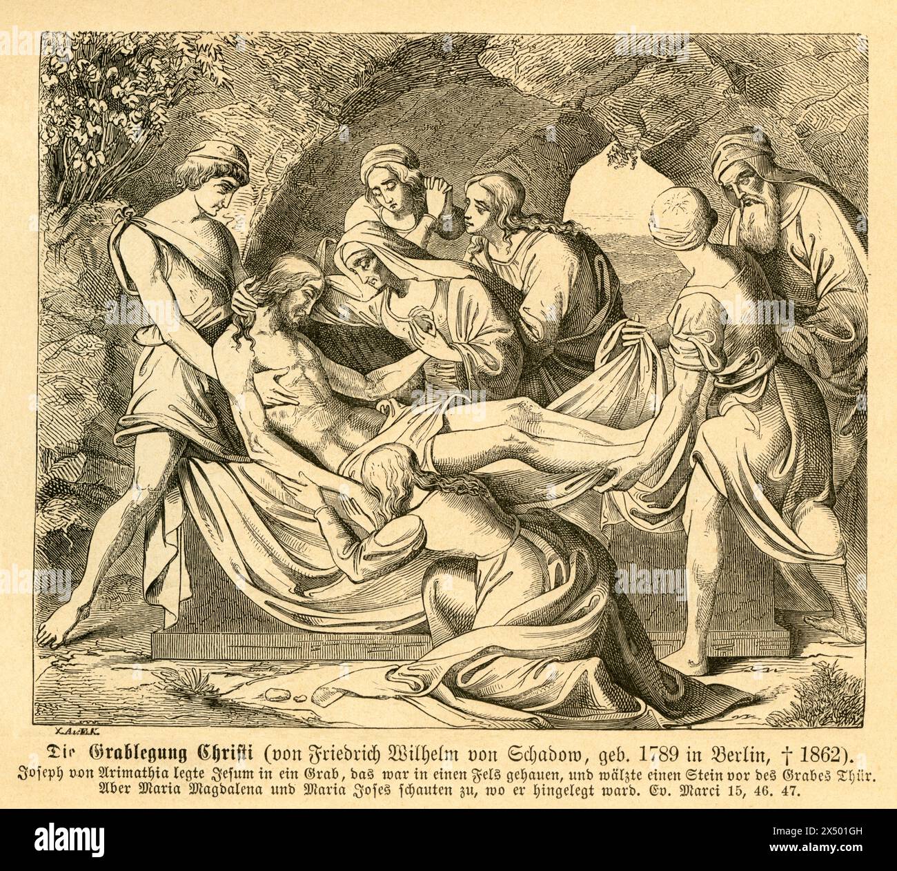 Burial of jesus hi-res stock photography and images - Alamy