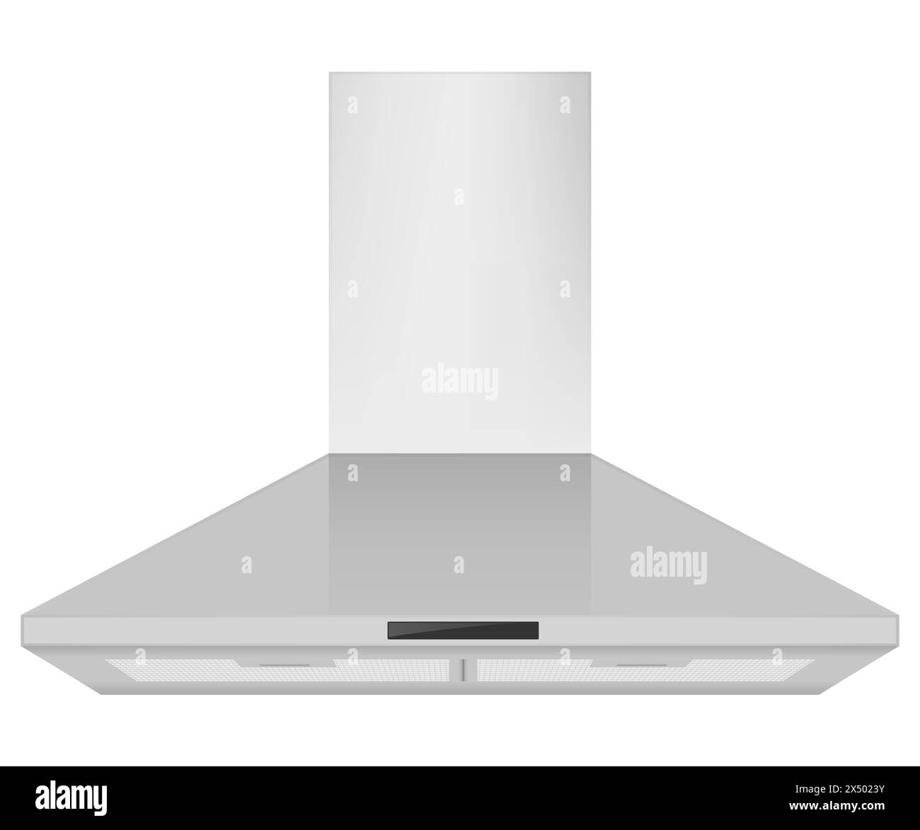 Extractor hood. Kitchen range hoods. Vector illustration. Eps 10 Stock ...
