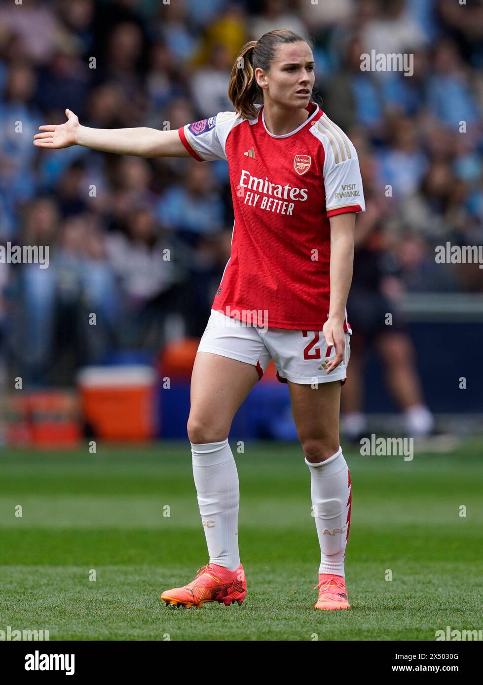 Manchester, UK. 4th May, 2024. Laia Codina of Arsenal during the ...