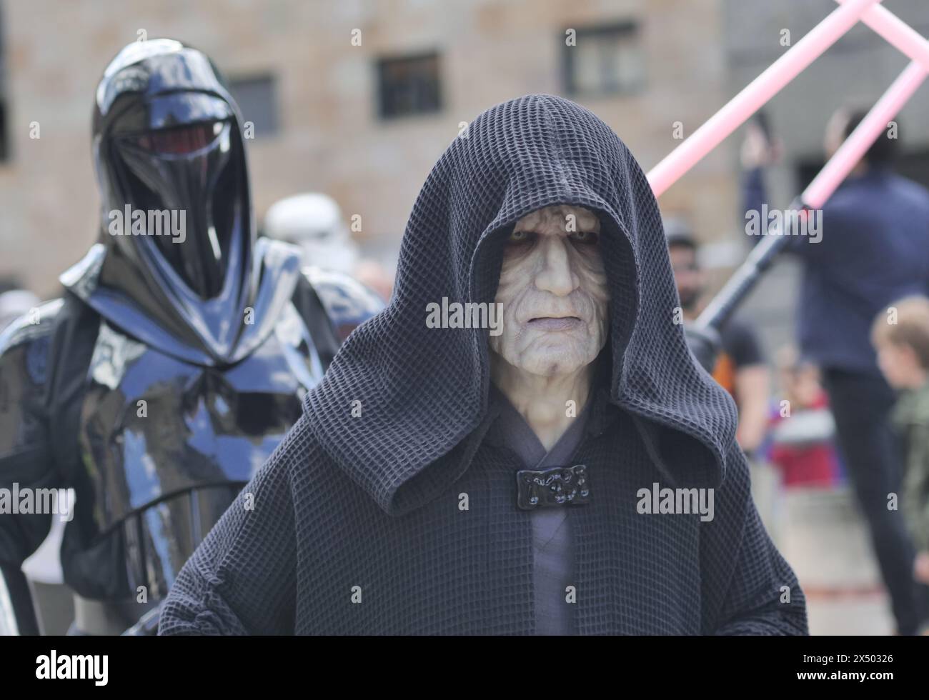 Star Wars characters during the annual fan gathering Stock Photo - Alamy