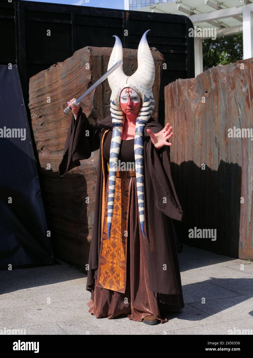 Star Wars characters during the annual fan gathering Stock Photo - Alamy