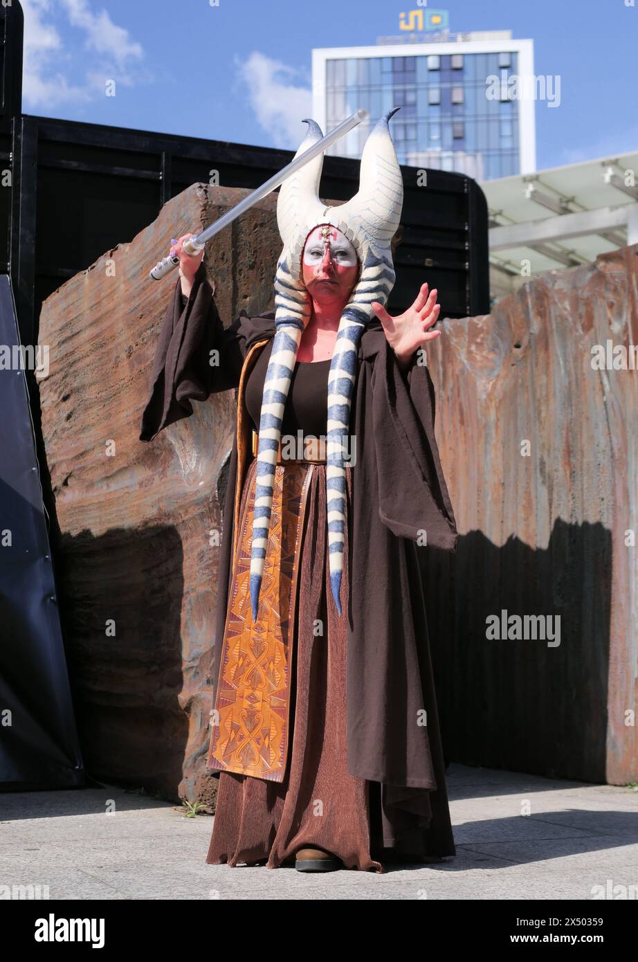 Star Wars characters during the annual fan gathering Stock Photo - Alamy