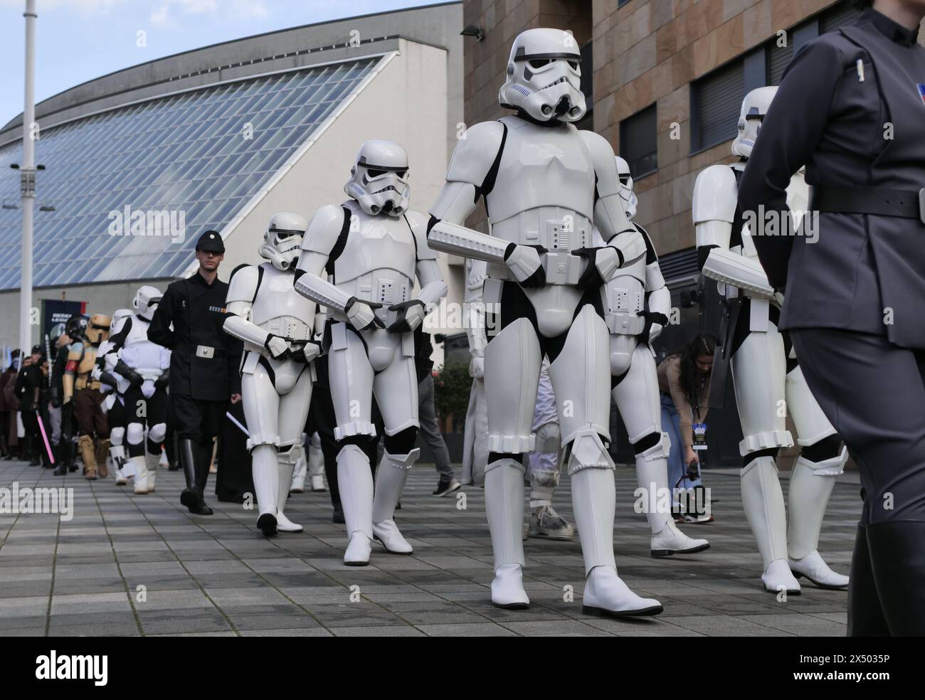 Star Wars characters during the annual fan gathering Stock Photo - Alamy