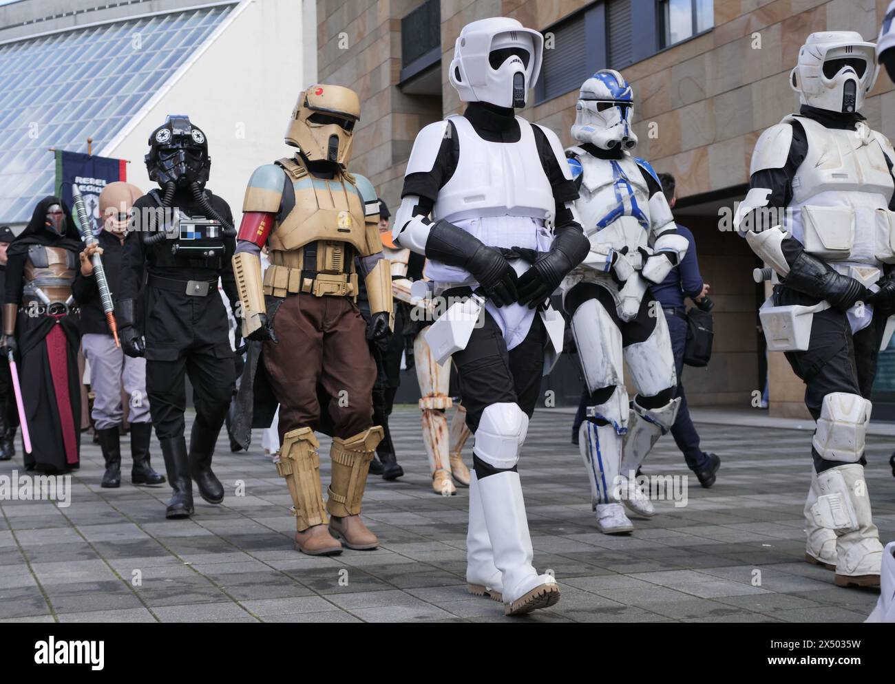 Star Wars characters during the annual fan gathering Stock Photo - Alamy