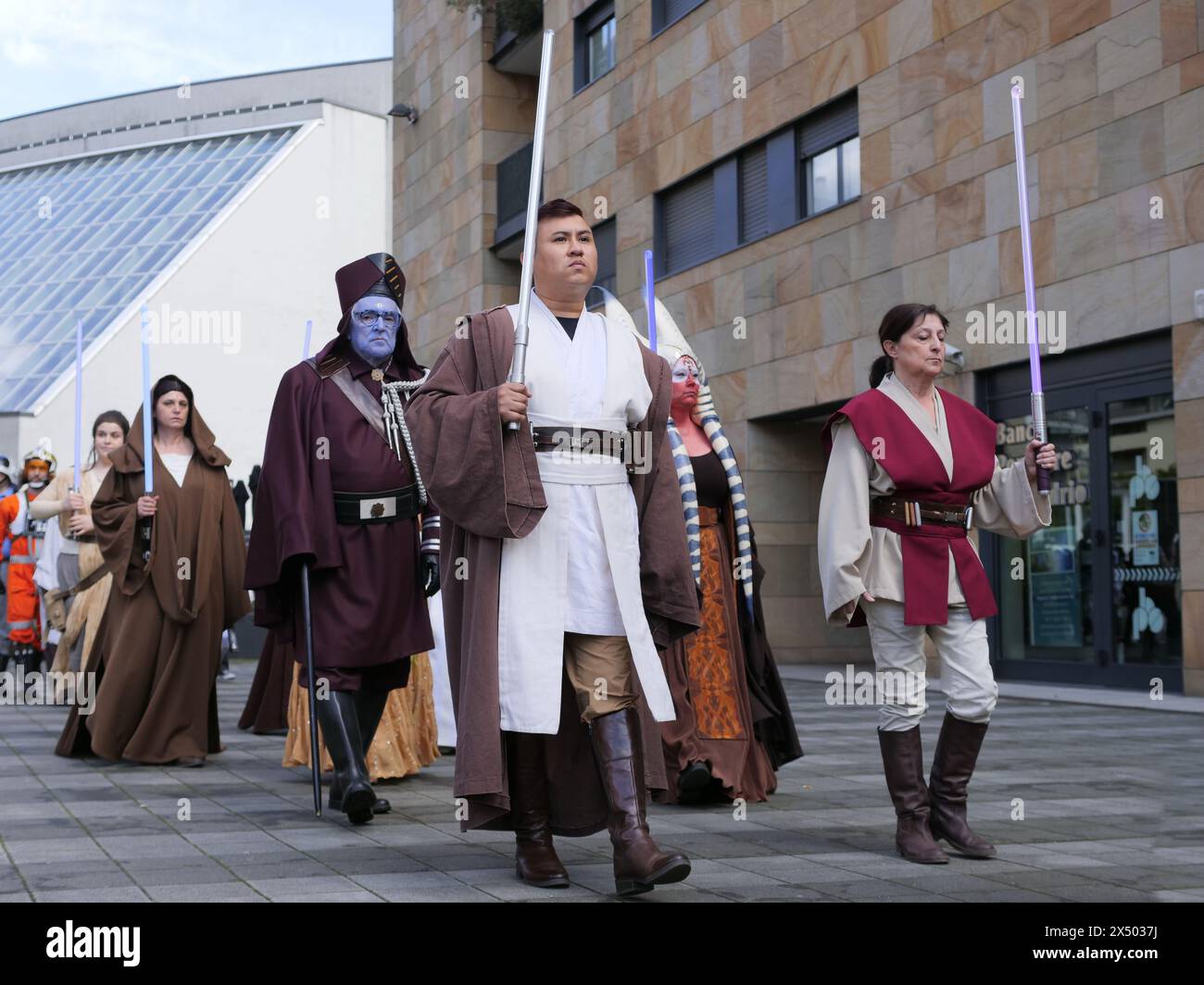Star Wars characters during the annual fan gathering Stock Photo - Alamy