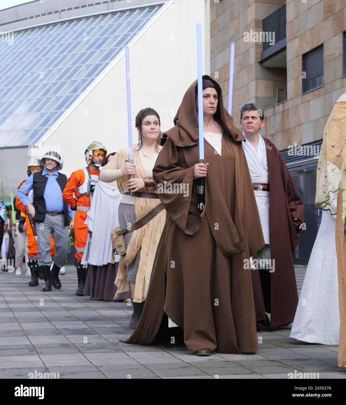 Star Wars characters during the annual fan gathering Stock Photo - Alamy