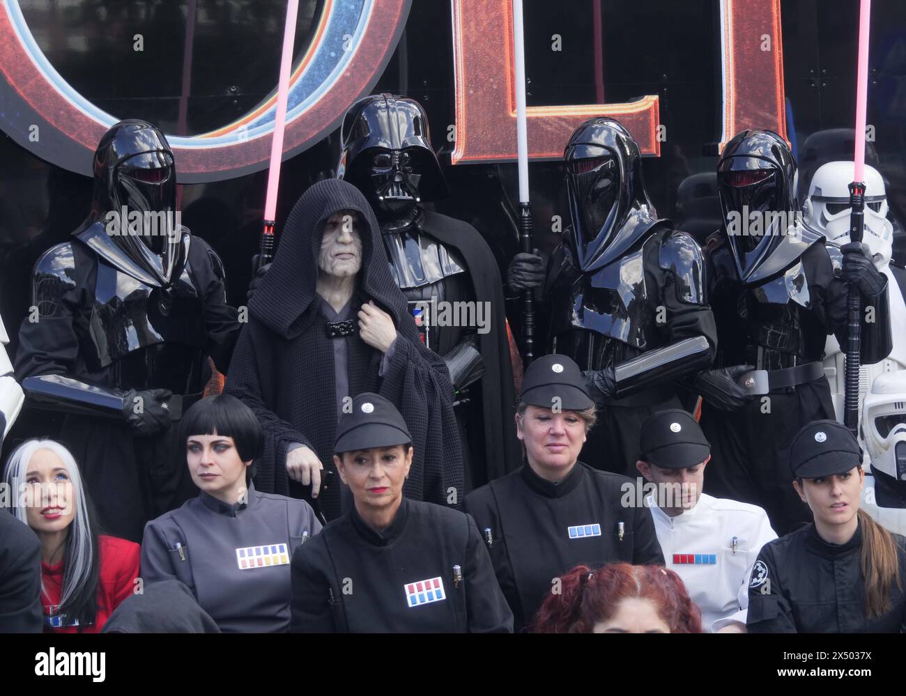 Star Wars characters during the annual fan gathering Stock Photo - Alamy
