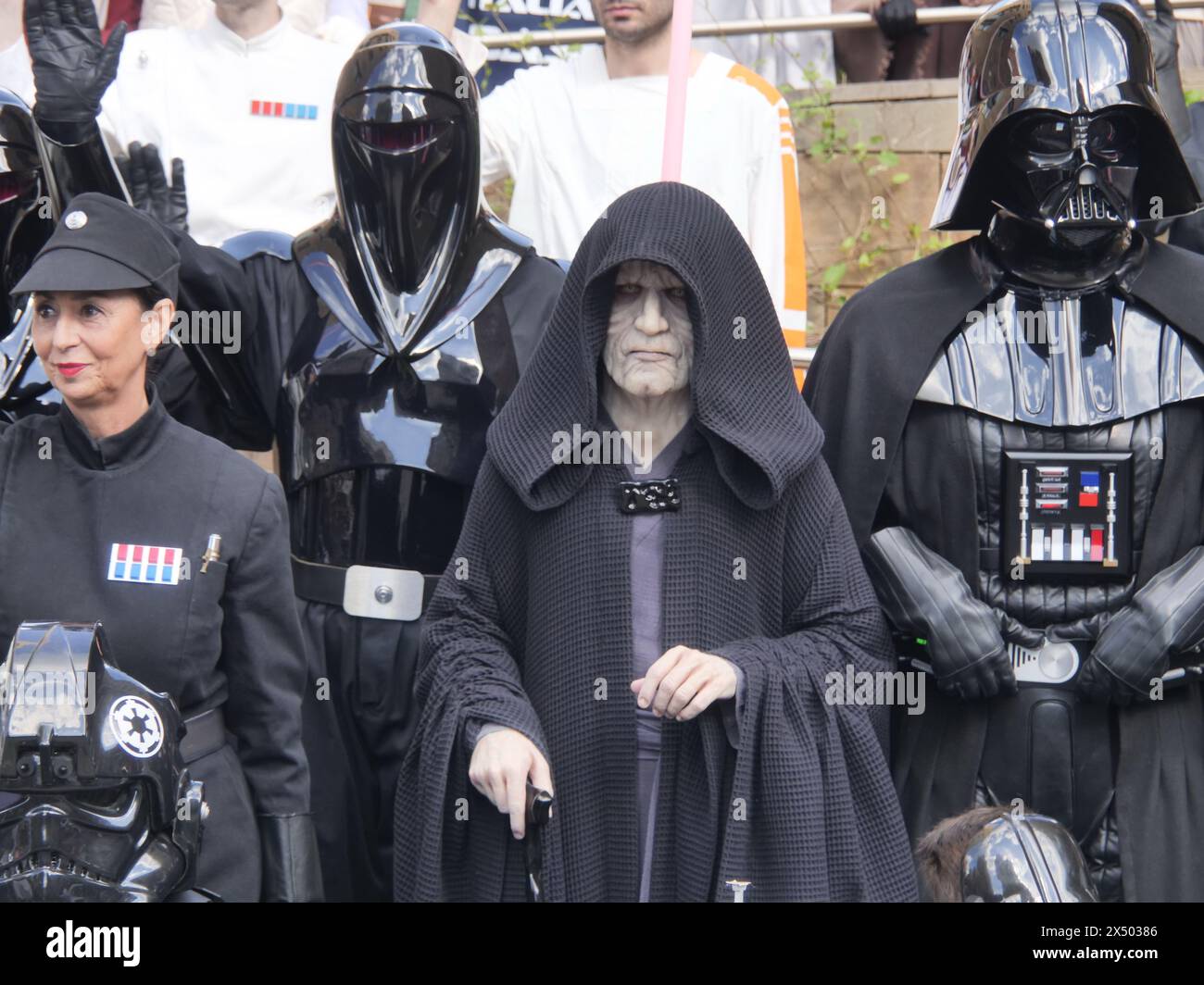 Star Wars characters during the annual fan gathering Stock Photo - Alamy