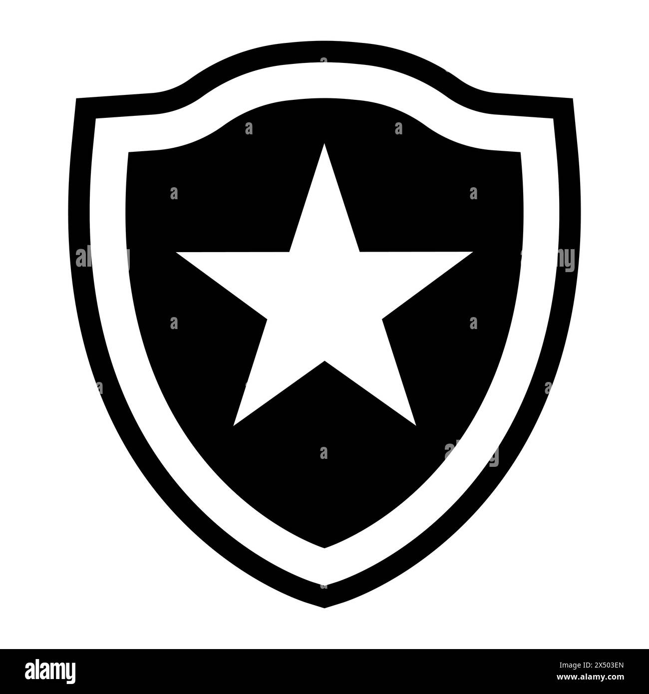Botafogo FC emblem on iconic black and white backdrop. Historic ...