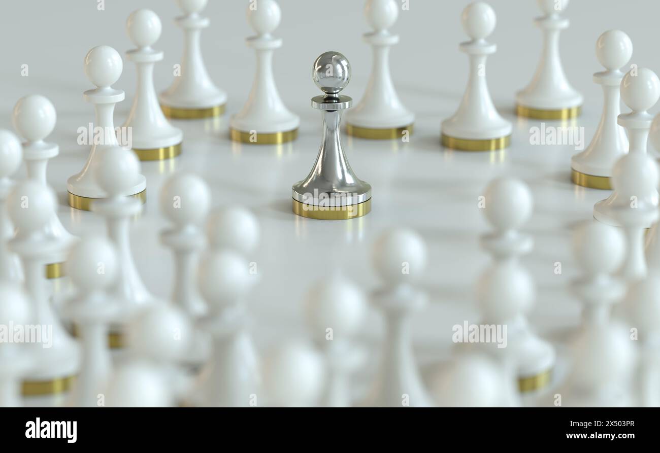 3d concept leadership talent hi-res stock photography and images - Alamy