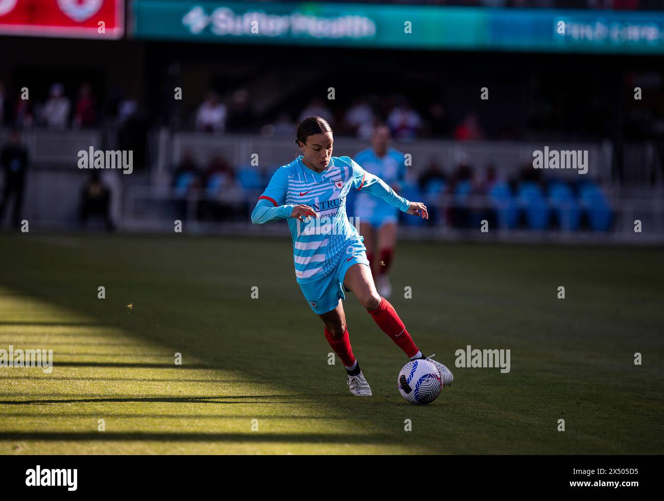 May 05, 2024 San Jose, CA USA Chicago Red Stars forward Mallory Swanson ...