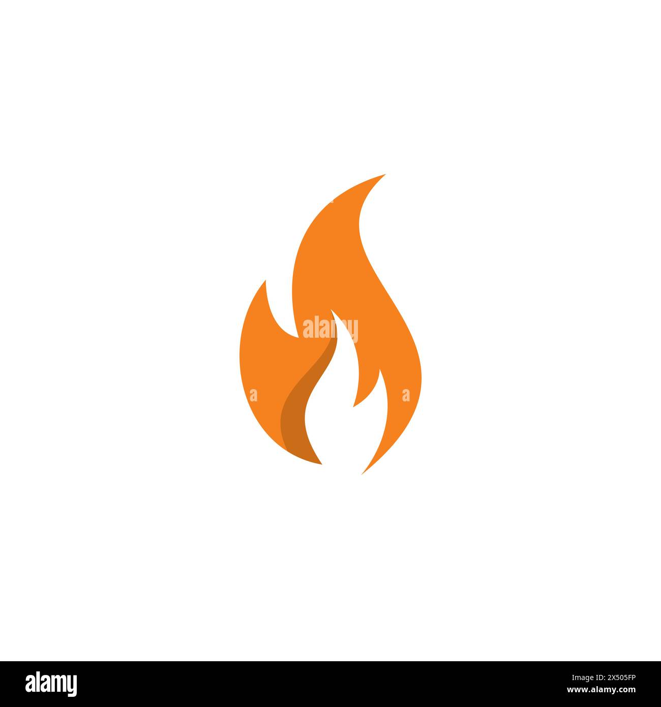 creative flame fire logo design vector illustration. Fire Icon Vector ...