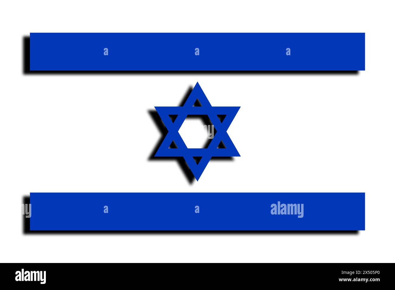 state of Israel, Israeli flag without outlines, correct colors and ...