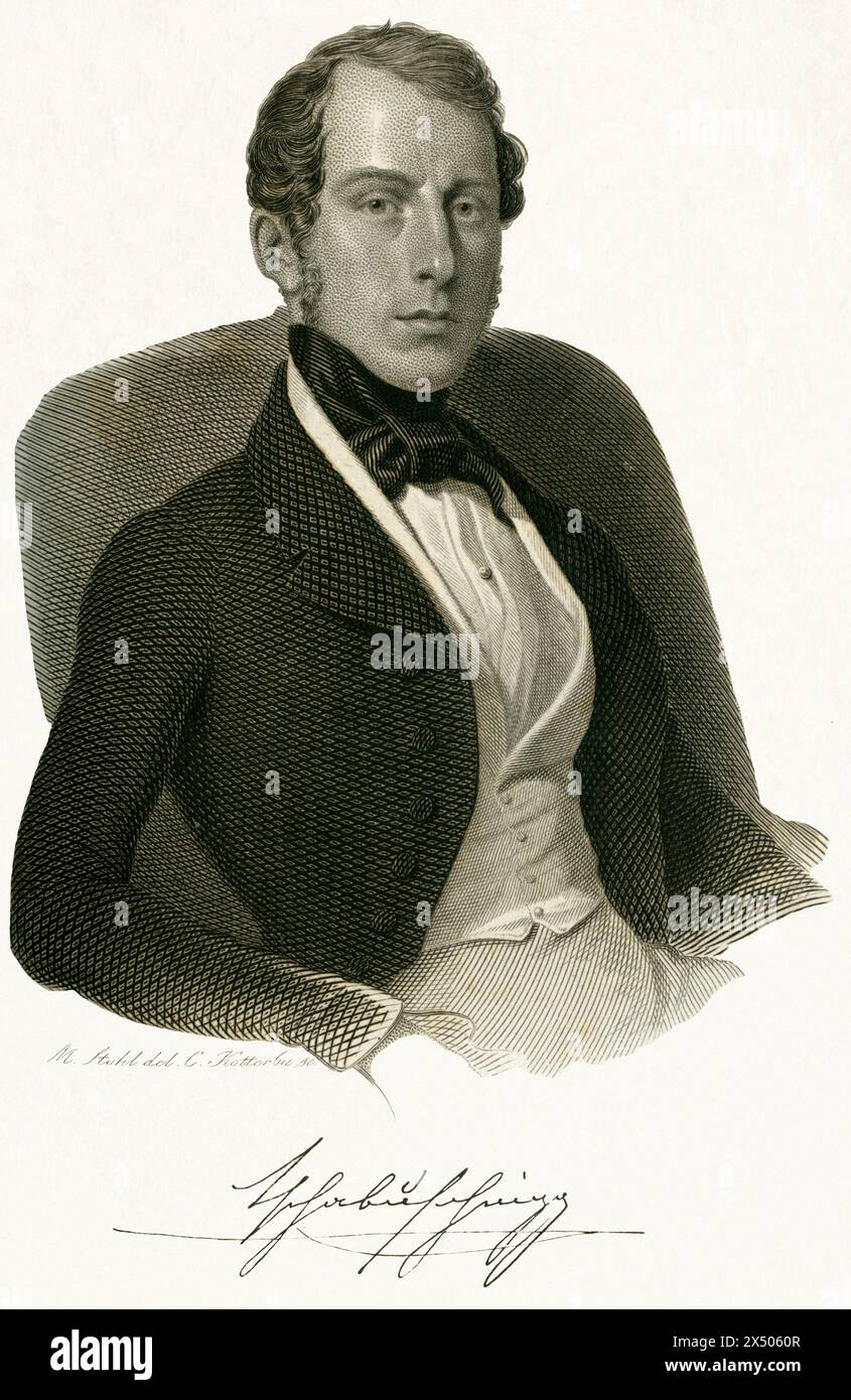 Austria, Vienna, Adolf von Tschabuschnigg, Austrian writer, poet and ...