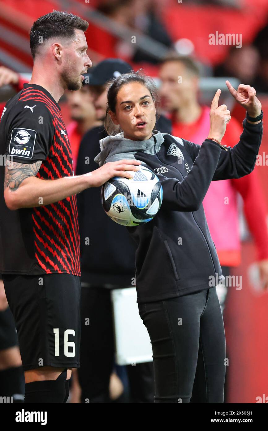 Ingolstadt, Germany. 05th May, 2024. Soccer: Bundesliga 3, FC Ingolstadt - SV Waldhof Mannheim ...