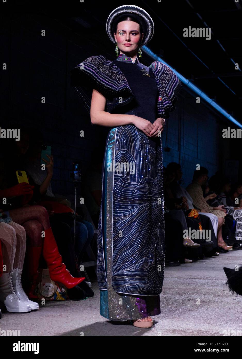 Toronto, Canada. 5th May, 2024. A model presents a creation at the 2024 ...